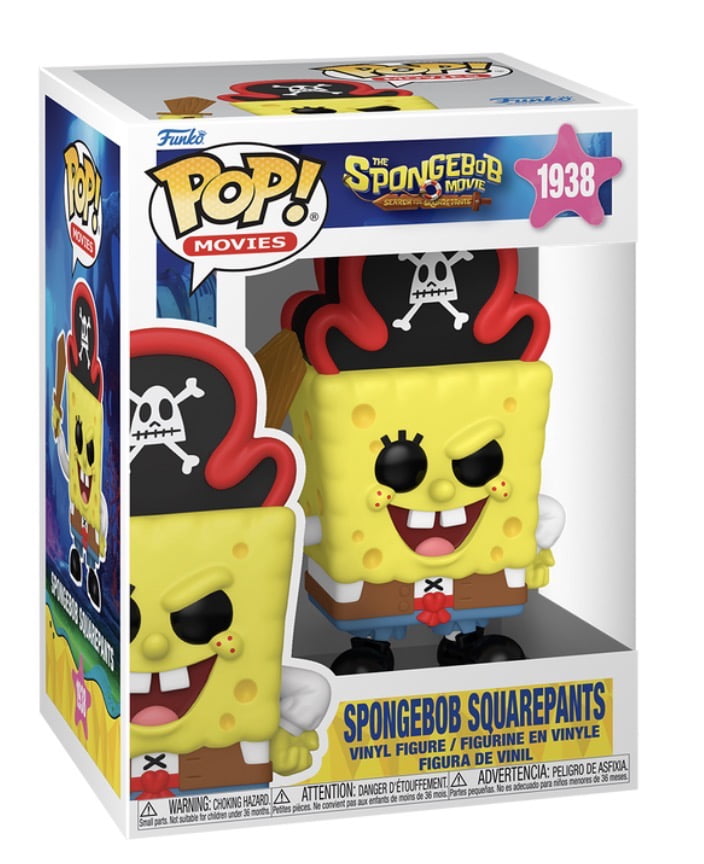 Funko Pop Spongebob Squarepants 1938 Pirate Vinyl Figure - Walmart.com