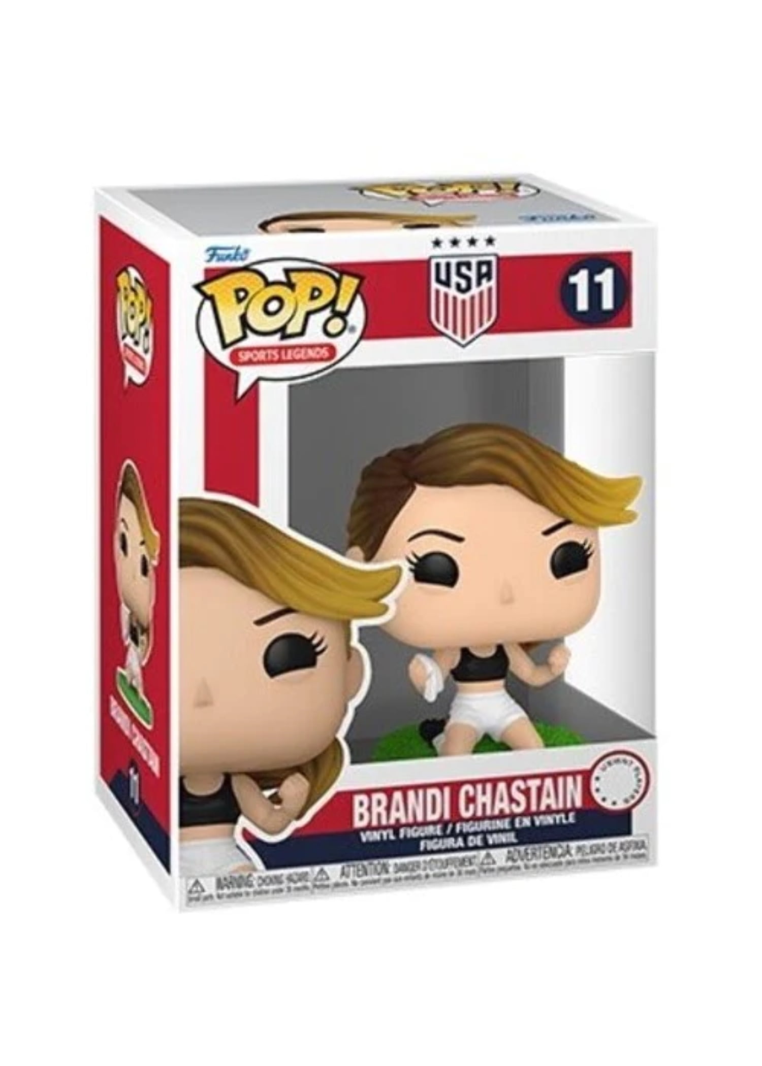 Funko Pop! Sports Legends #11 USWNT Brandi Chastain Vinyl Pop Action ...