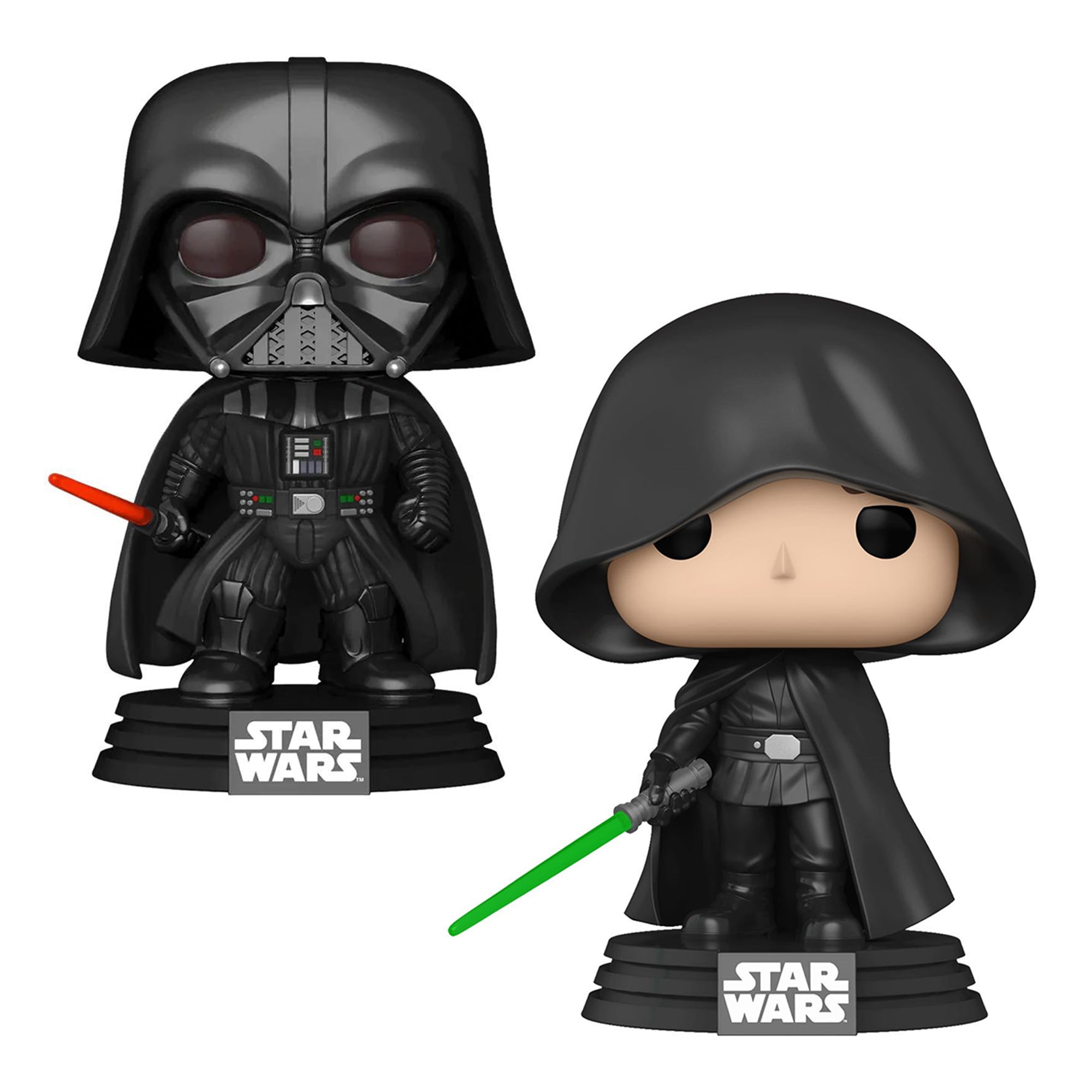 Funko Pop! Star Wars - 2 Pack Set - Luke Skywalker and Darth Vader - 539, 501 - Walmart.com