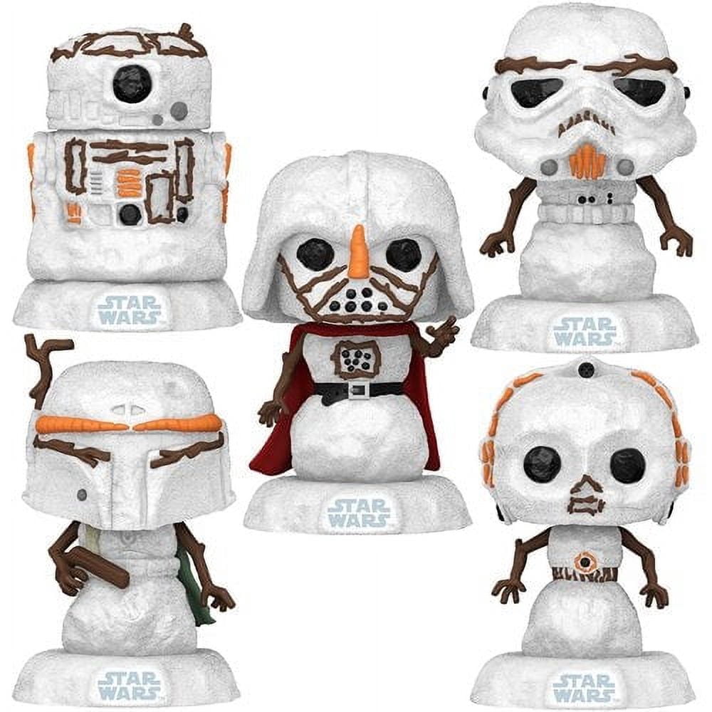 Funko Pop! : Star Wars Holiday Snowman Set of 5 - Walmart.com