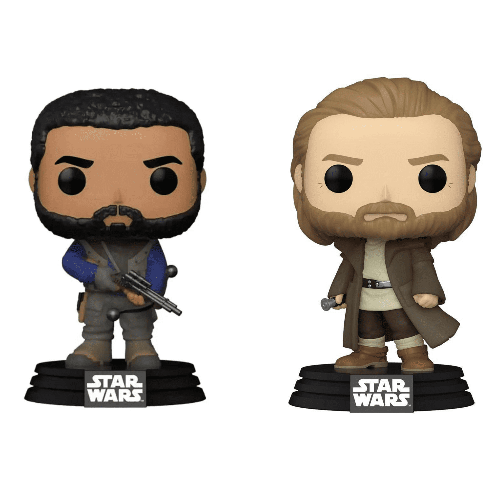 Funko Pop! Star Wars: Obi-Wan Kenobi - 2 Pack Set - Obi-Wan Kenobi and ...