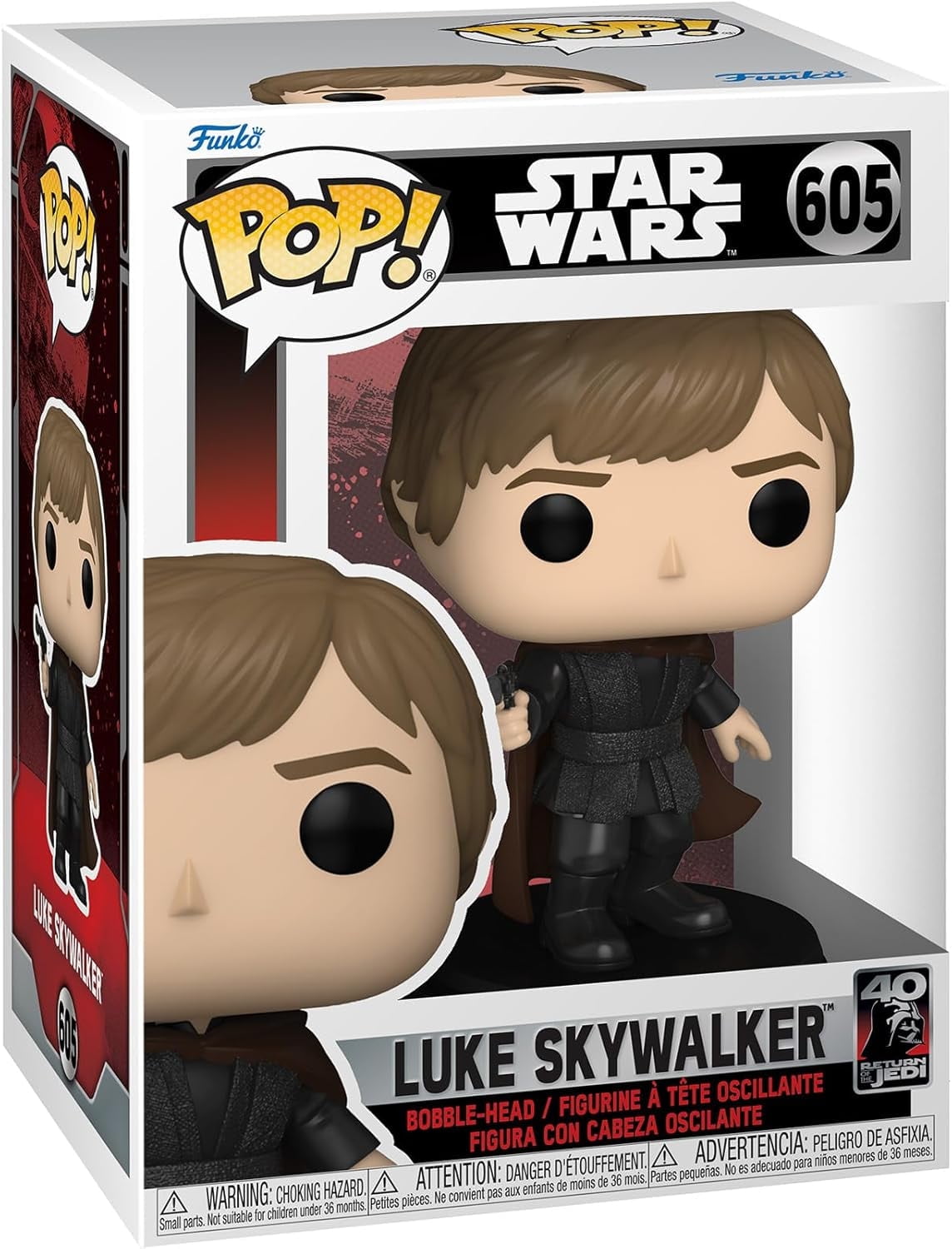 Funko Pop! Star Wars: Return of The Jedi 40th Anniversary Luke ...