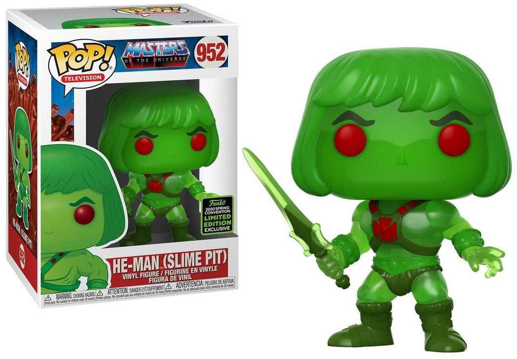 Funko Pop TV Masters of The Universe He-Man Slime Pit 952 Figure ...