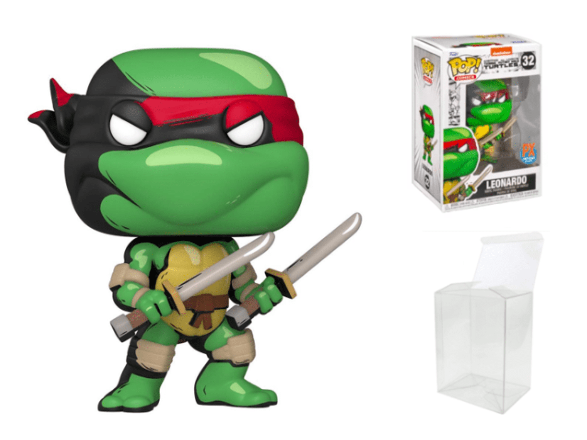 Funko Pop! Teenage Mutant Ninja Turtles Comic Leonardo Vinyl Figure ...