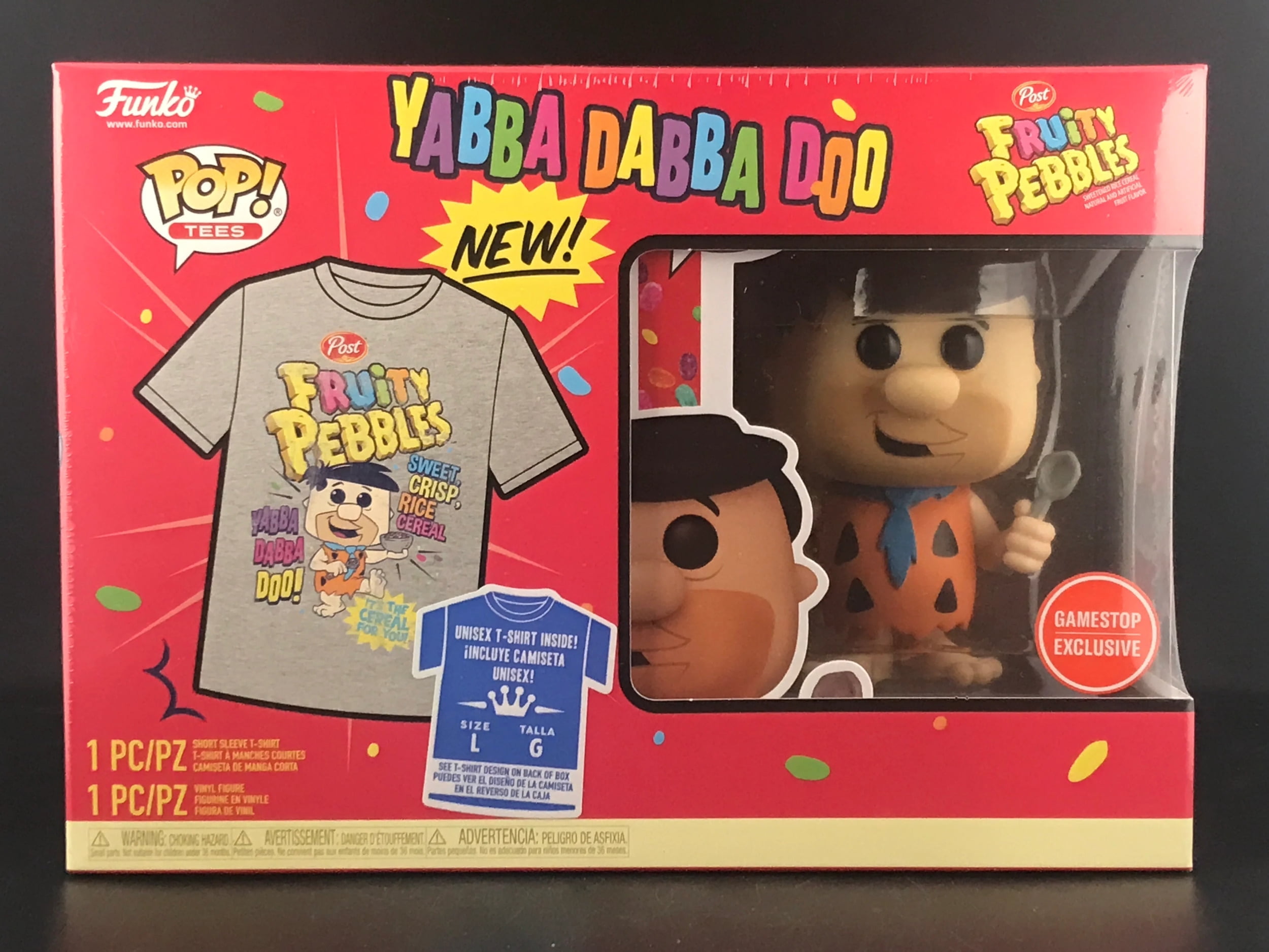 Funko Pop Tees - Fruity Pebbles - Fred Flintstone Deluxe Box - Walmart.com