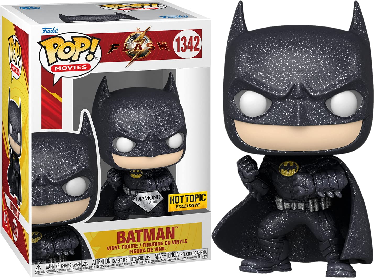 Funko Pop The Flash Batman Diamond Hot Topic Exclusive Vinyl Figure ...