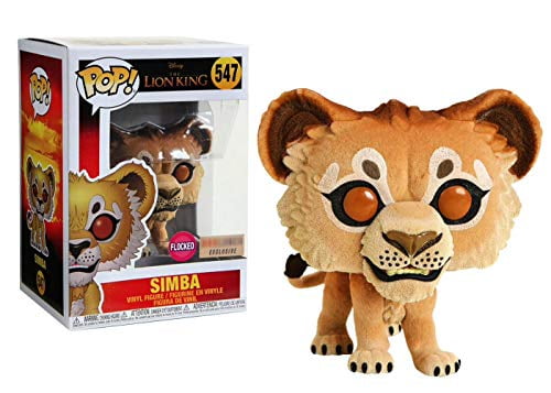 Funko Pop The Lion King 2019 Simba Flocked BoxLunch Exclusive Vinyl ...