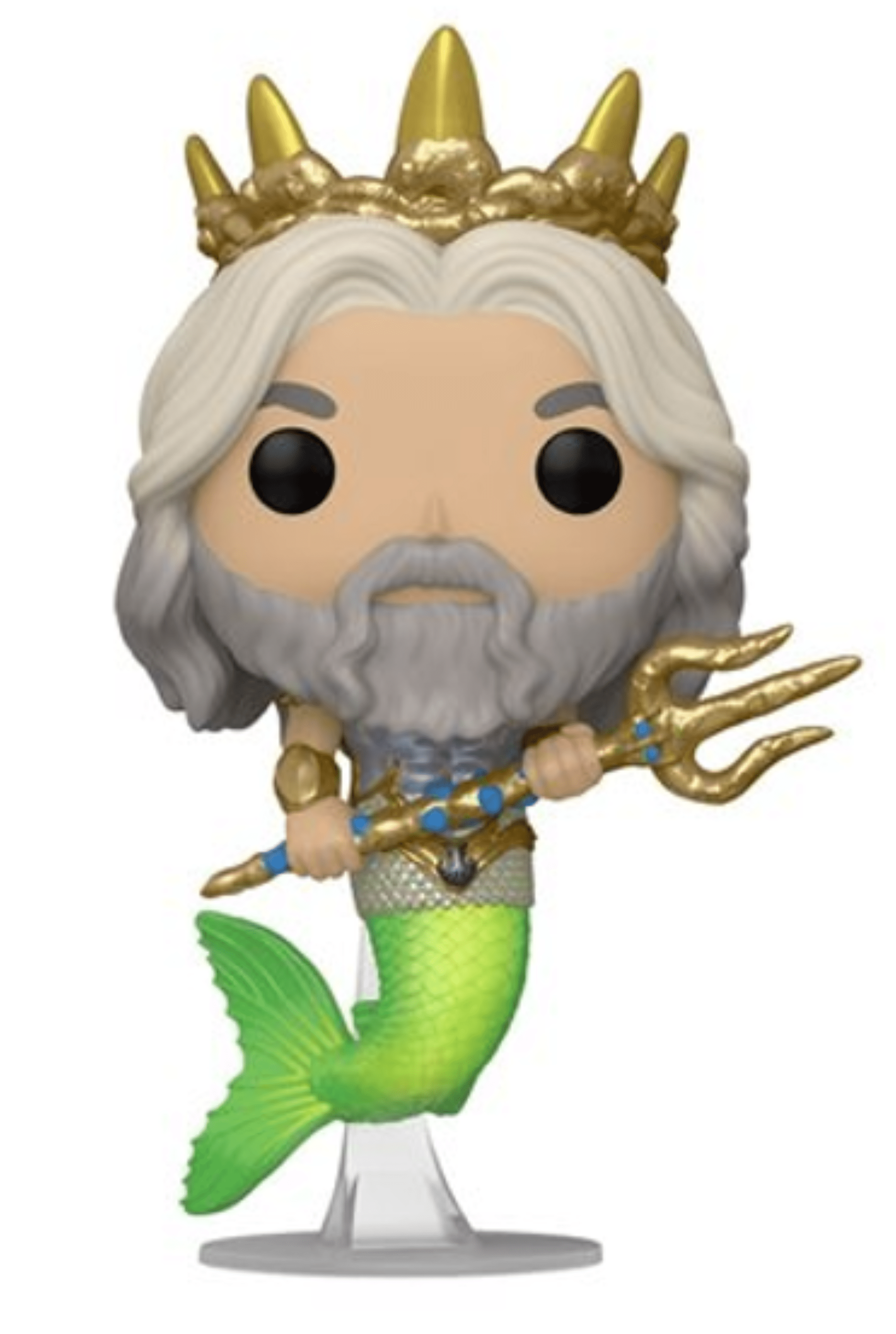 Funko Pop! The Little Mermaid Live Action: King Triton Vinyl Figure ...