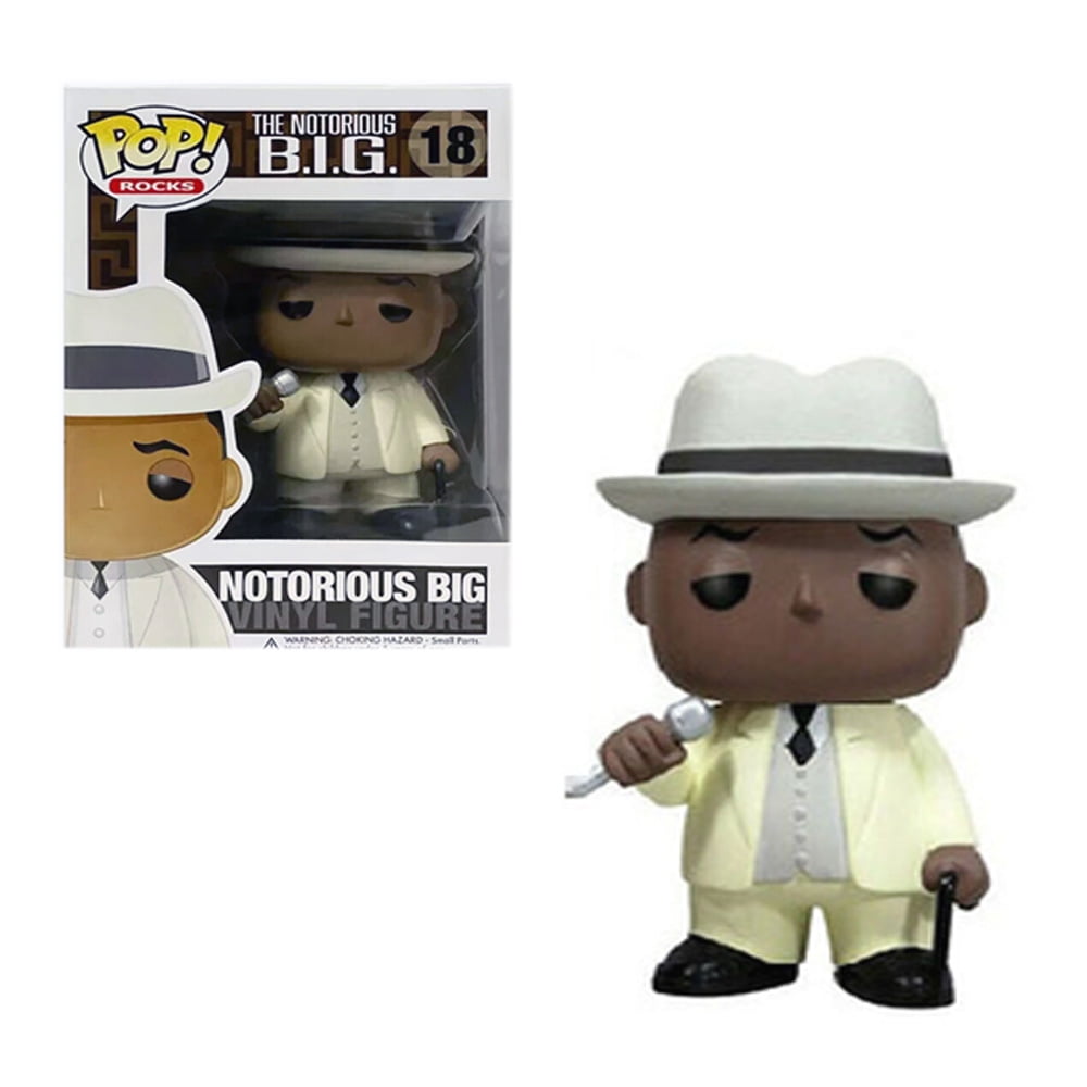 Funko Pop！ The Notorious B.I.G. Vinyl Figure #18 Toy Figurine Rocks Rap ...