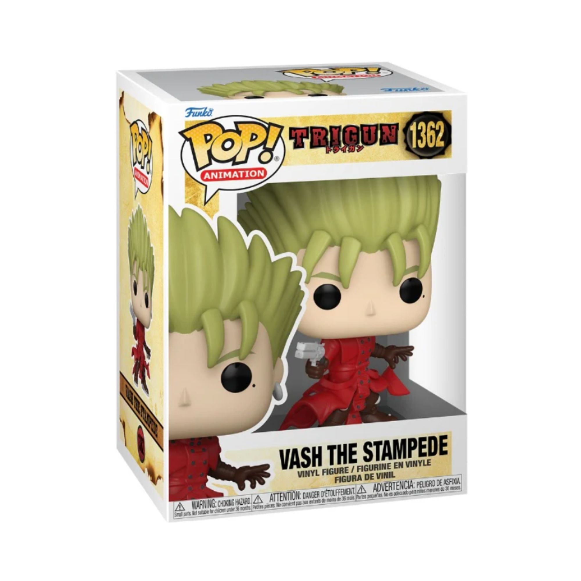 Funko Pop! Trigun: Vash The Stampede #1362 - Collectible Vinyl Figure ...