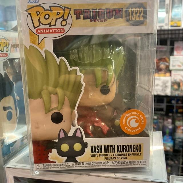 Funko Pop Trigun Vash with Kuroneko Crunchyroll Store Exclusive 1322 ...