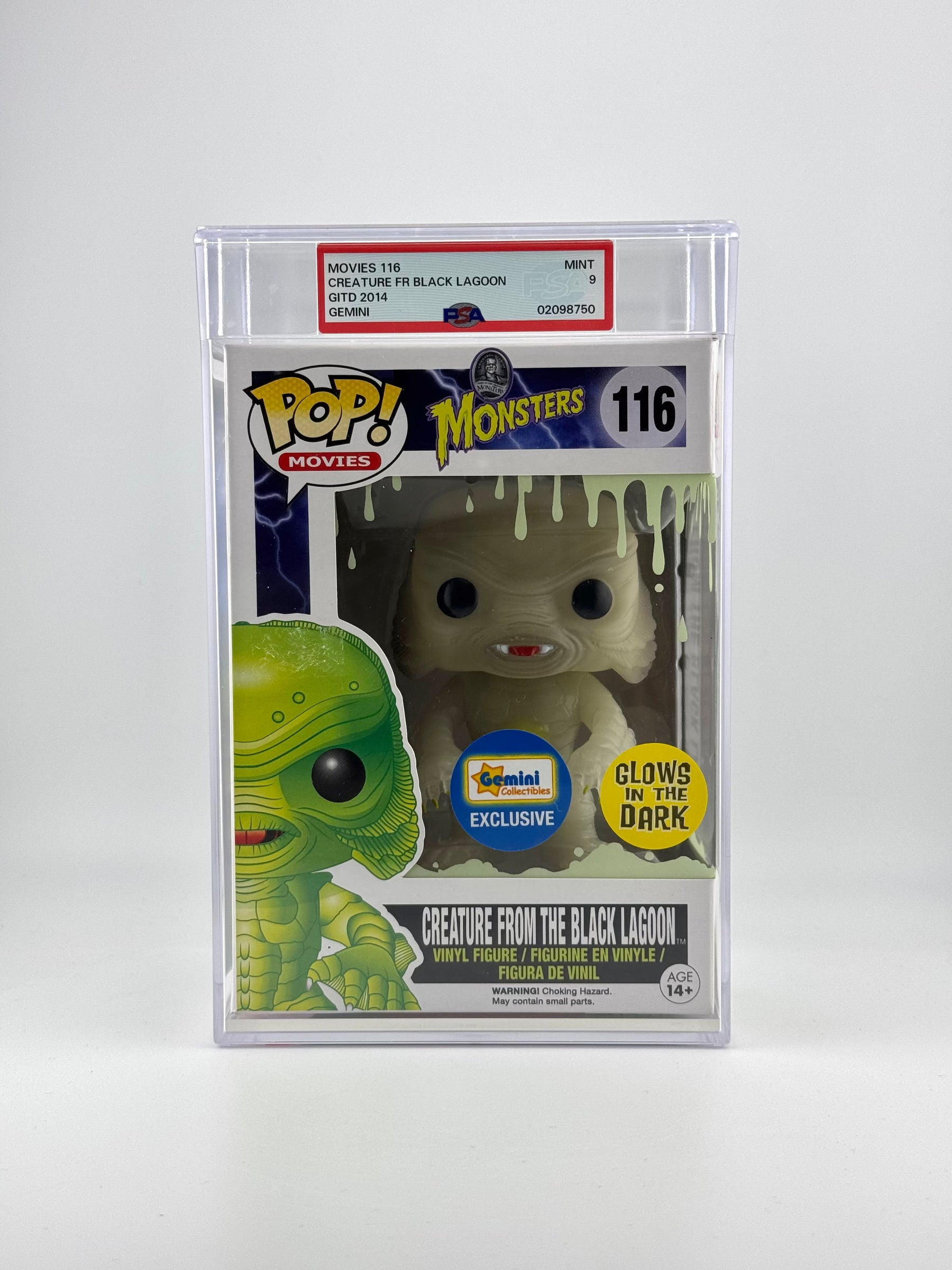 Pre-Owned Funko Pop! Universal Monsters Glow In The Dark Creature From ...