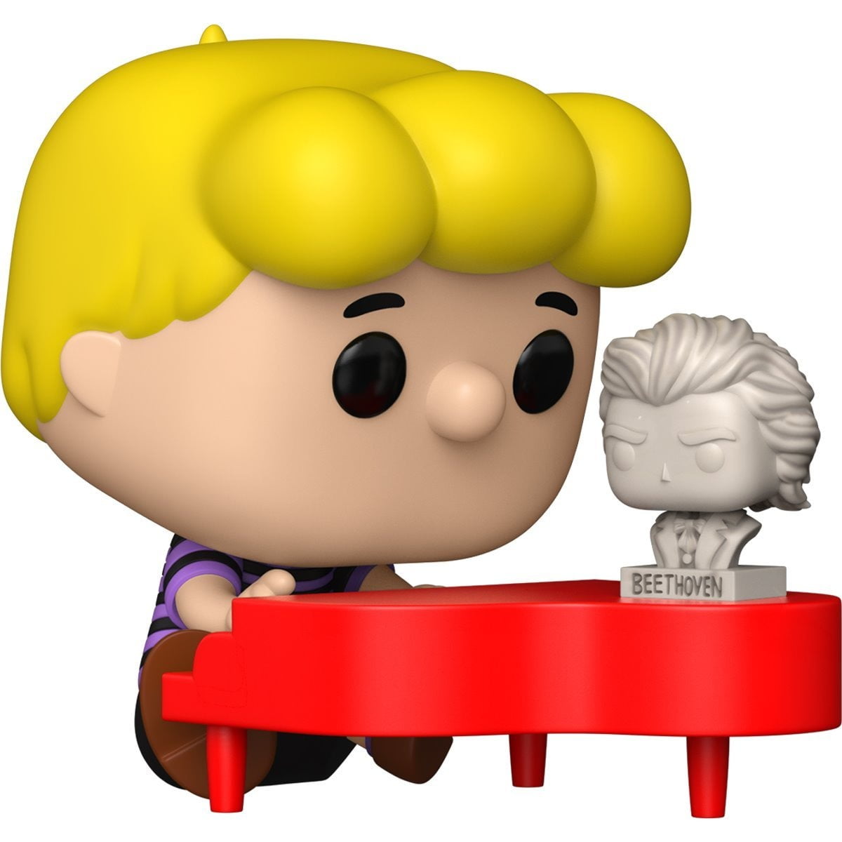 Funko Pop! Vinyl Figure of Peanuts Schroeder Playing Piano Premium#2092 ...