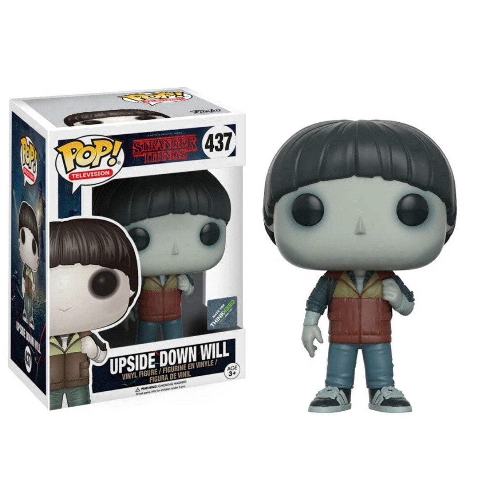 Funko Pop! Vinyl: Stranger Things - Will Byers (Upside Down) - Think Geek #437 - Walmart.com