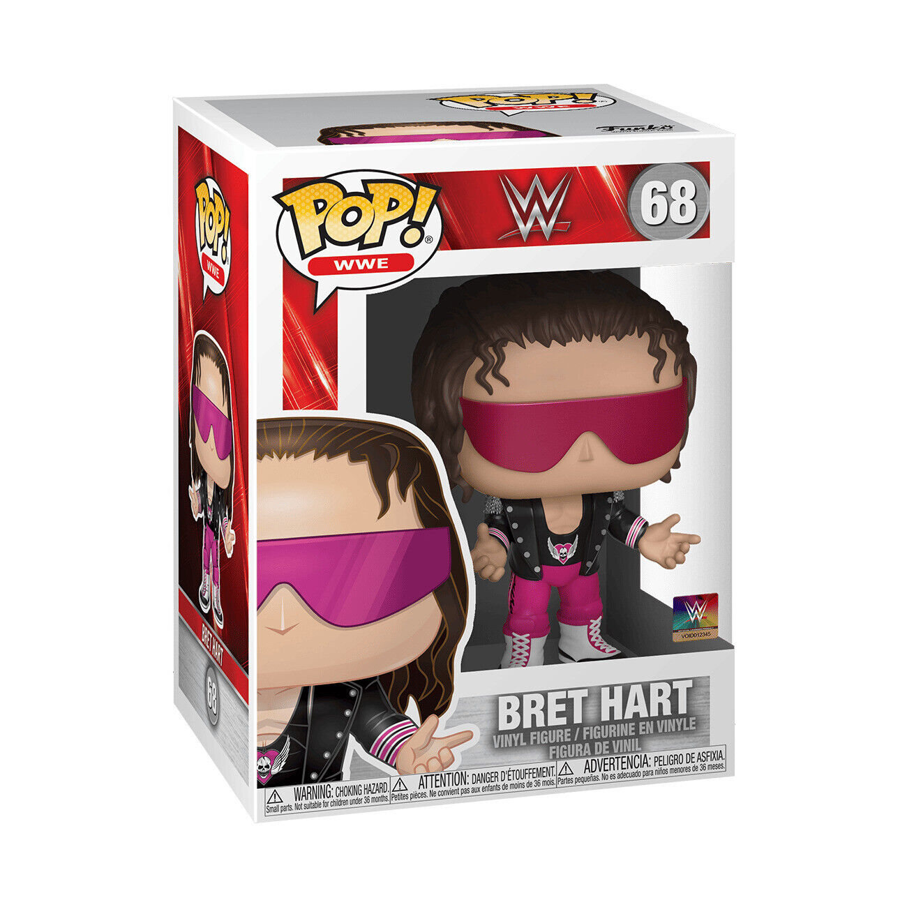 Funko Pop! WWE Bret Hitman Bret Hart with jacket Collectible Figure #68 ...
