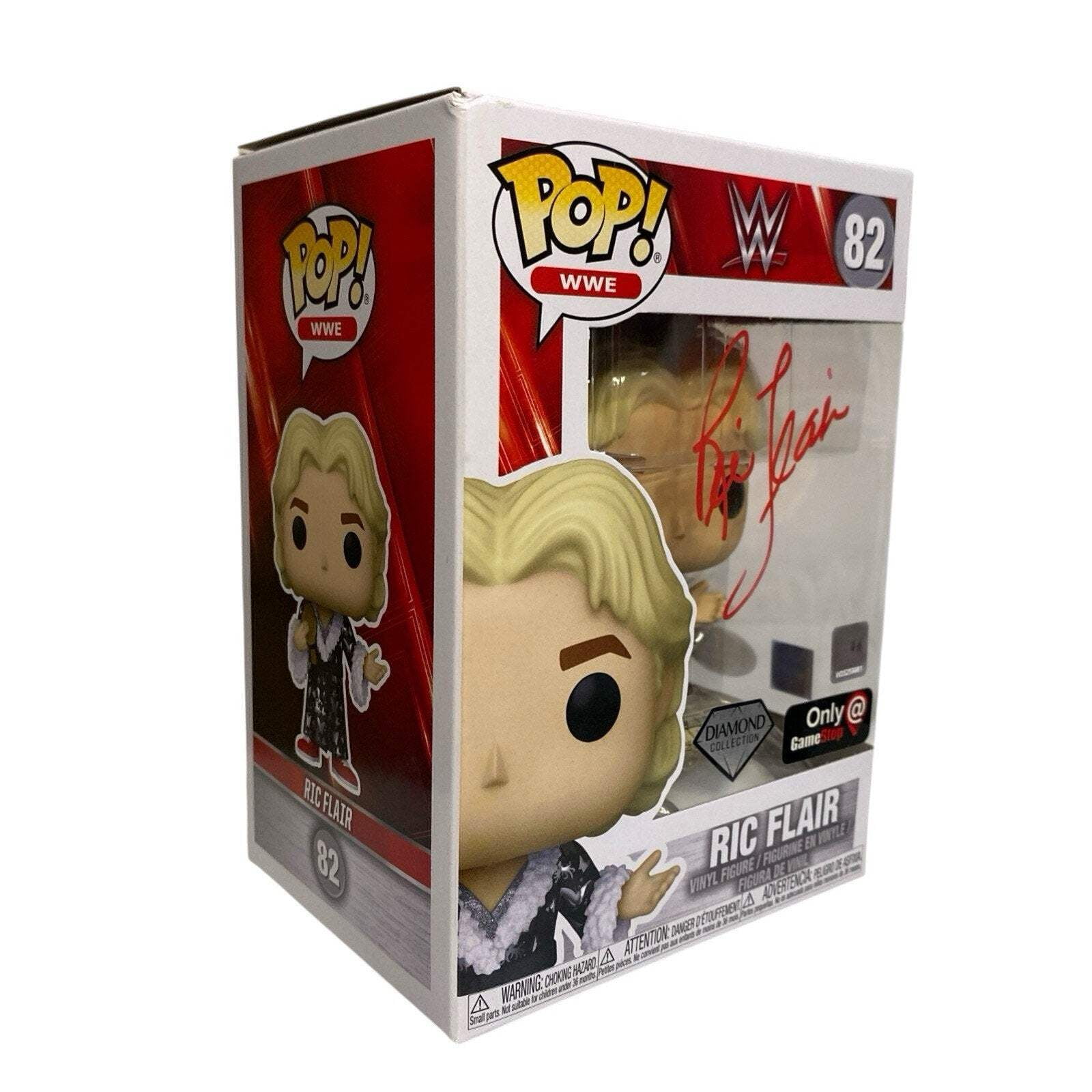 Funko Pop WWE Ric Flair #82 Gamestop Autographed Signed - Walmart.com