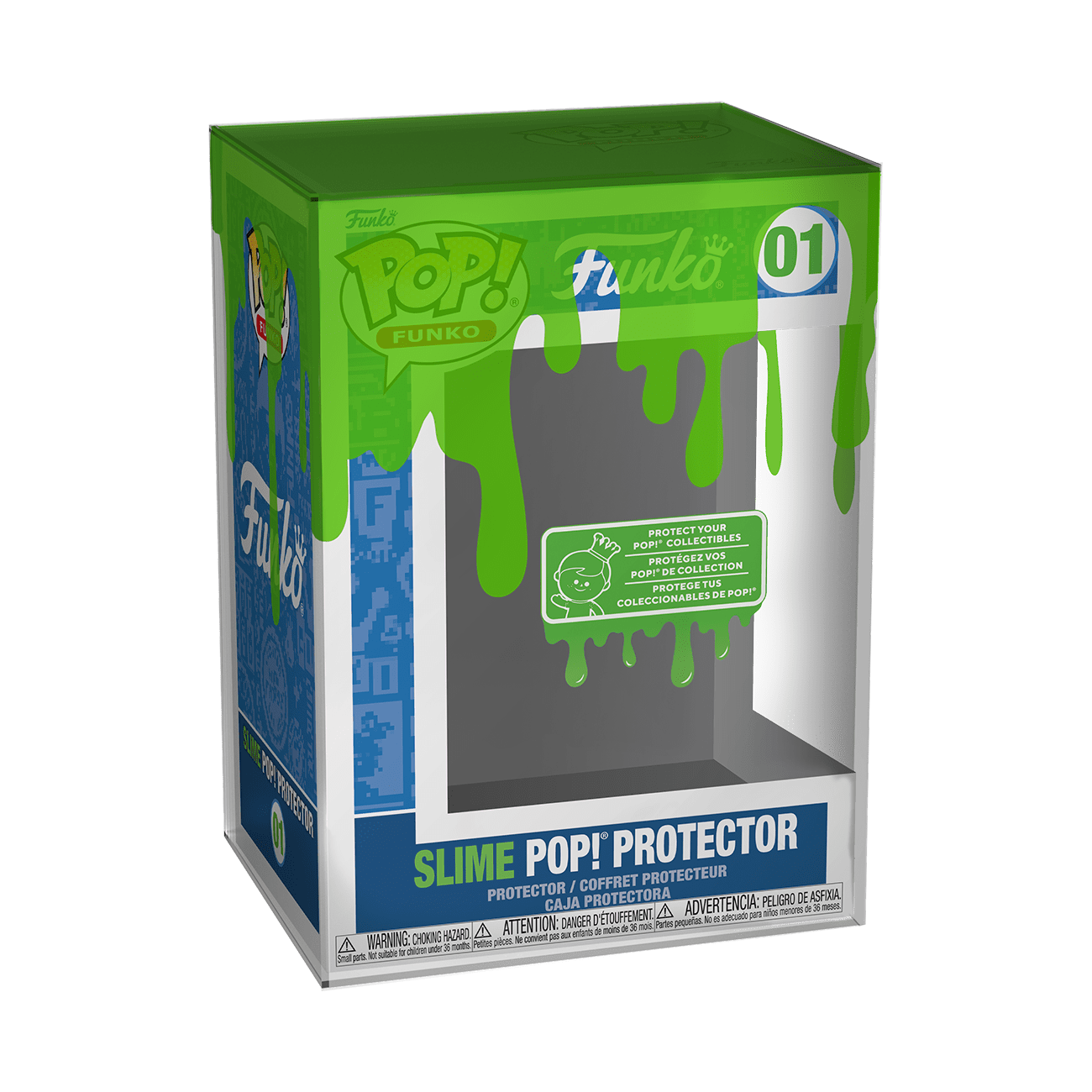 Funko Printed POP Protector: Dripping Green Slime Collectible Case ...