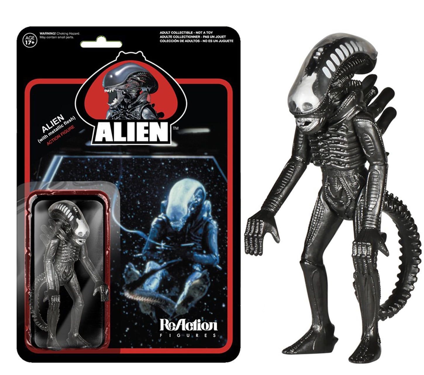 Funko ReAction Alien Action Figure (Metallic) - Walmart.com
