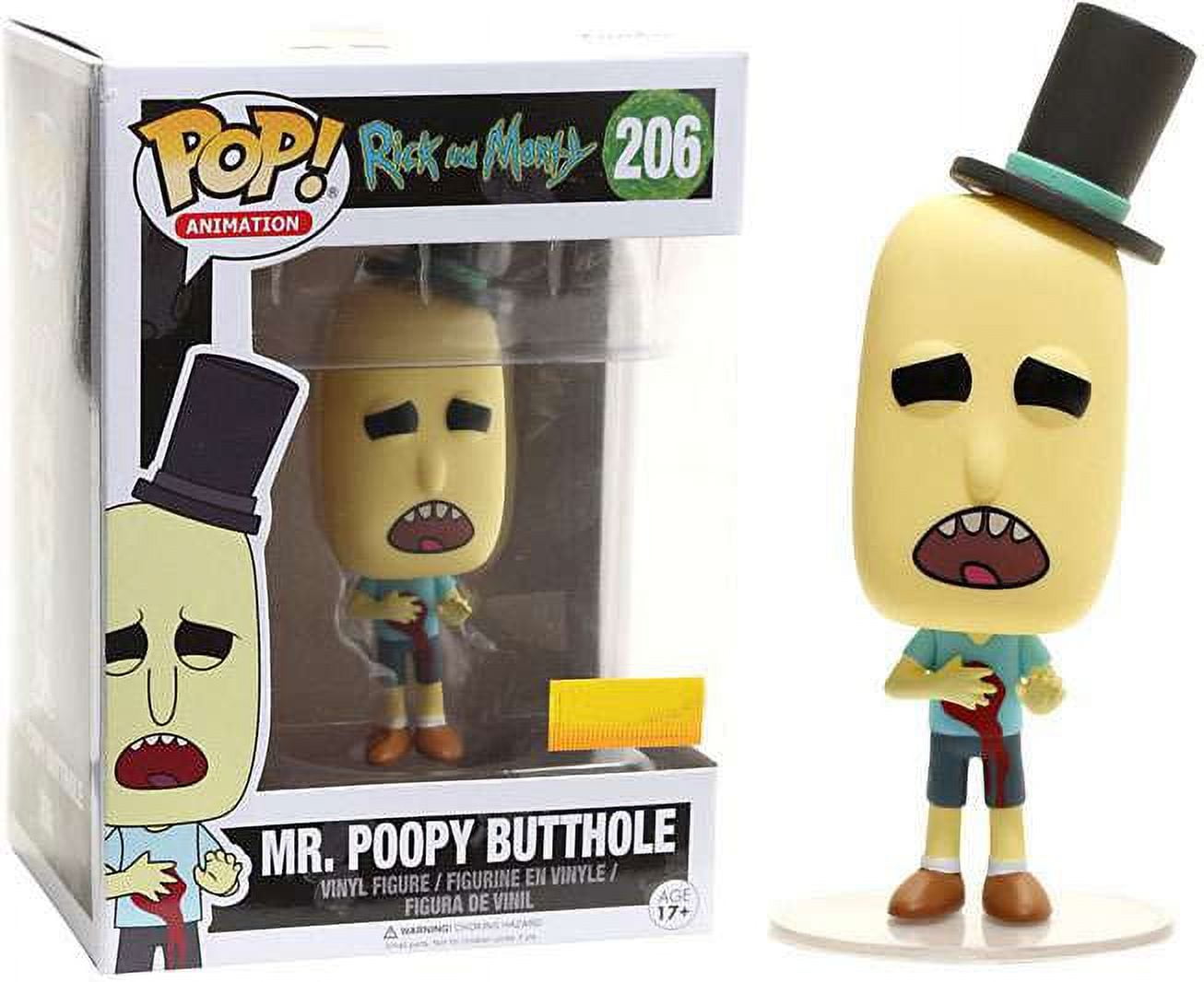 Funko Rick & Morty POP! Animation Mr. Poopy Butthole Vinyl Figure ...