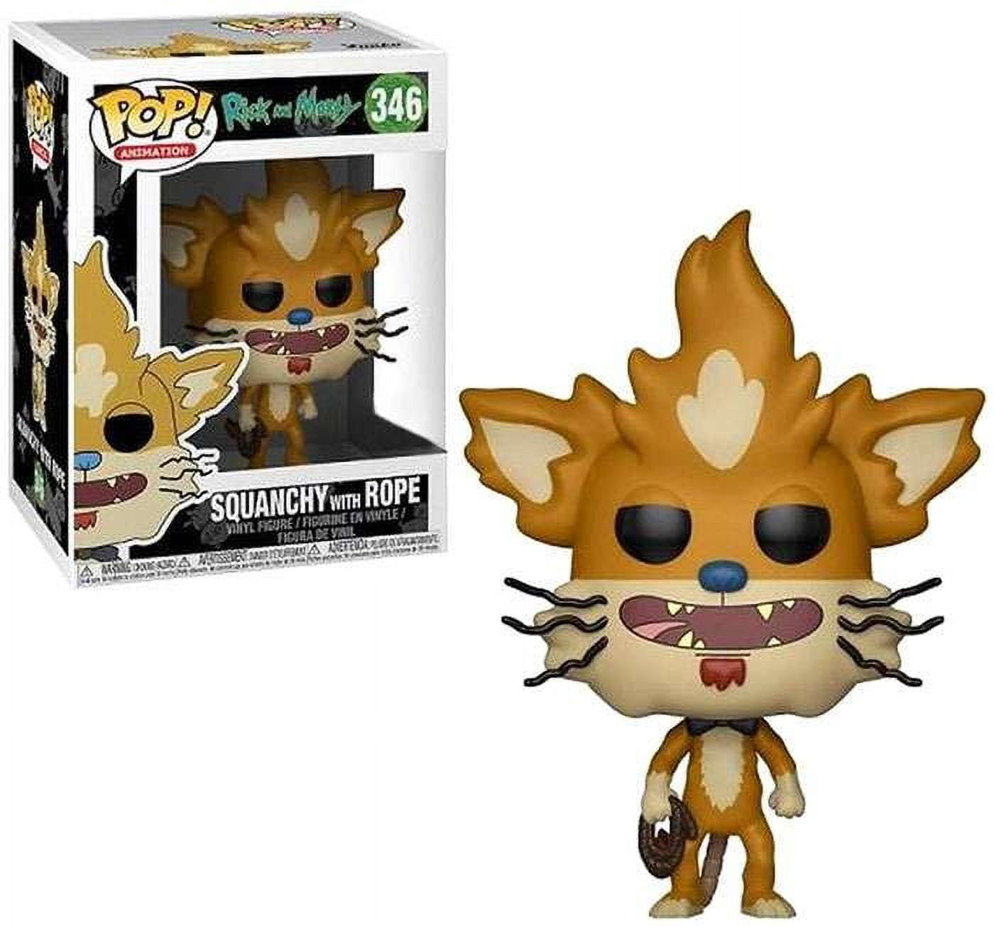 Funko Rick & Morty POP! Animation Squanchy with Rope Vinyl Figure ...
