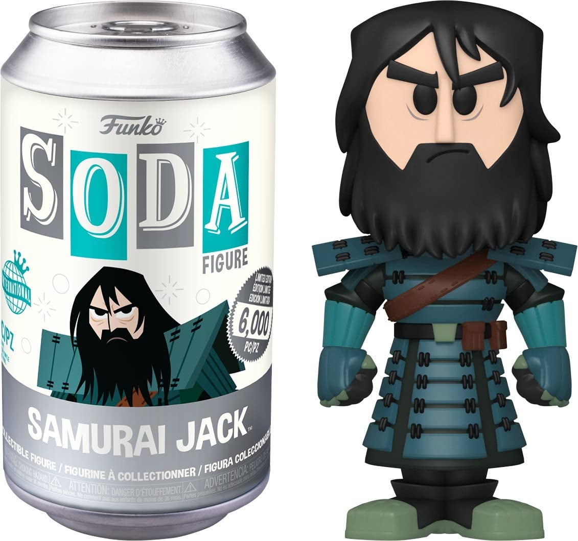 Funko Samurai Jack - Armored Jack Soda Vinyl Figure, 10 cm Height ...