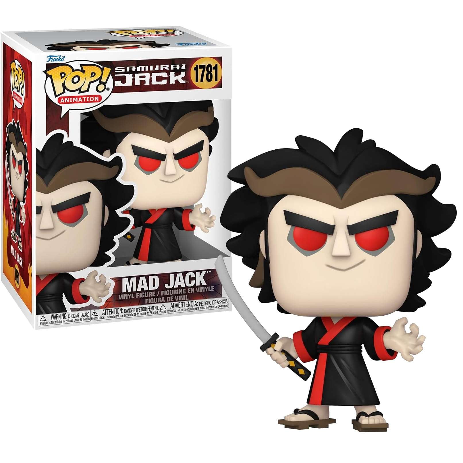 Funko Samurai Jack POP! Animation Mad Jack Vinyl Figure - Walmart ...