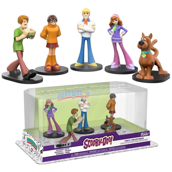 Funko Scooby Doo Series 5 Scooby-Doo, Shaggy, Velma, Daphne & Fred ...