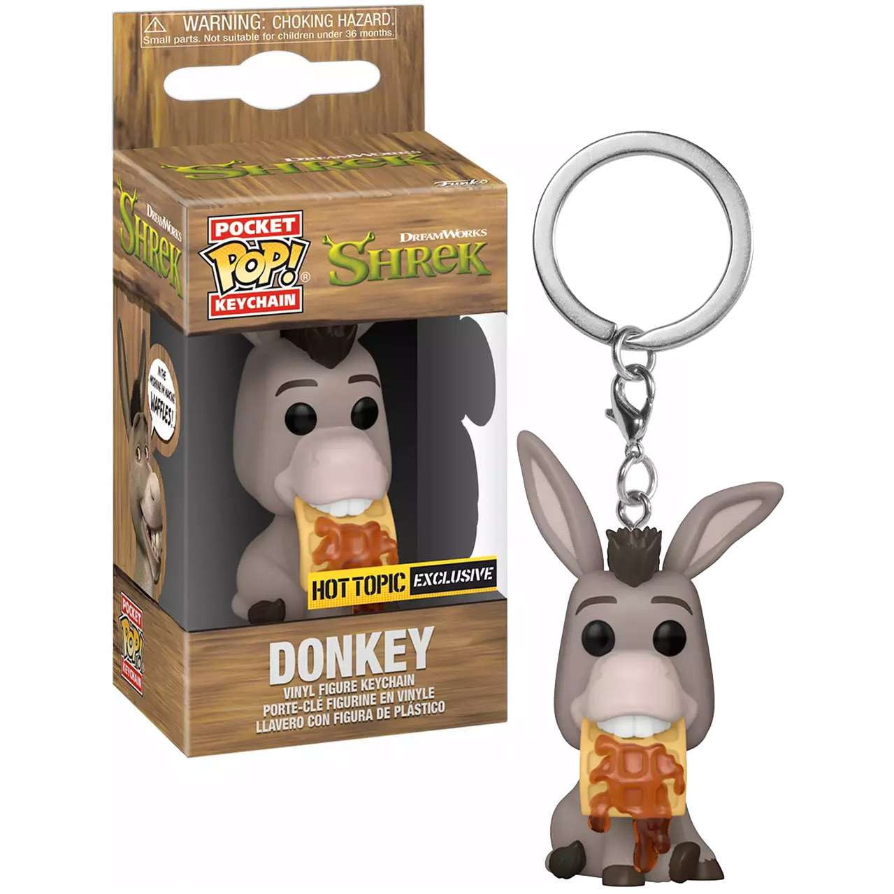Funko Shrek Pocket POP! Keychain Donkey Keychain - Walmart.com