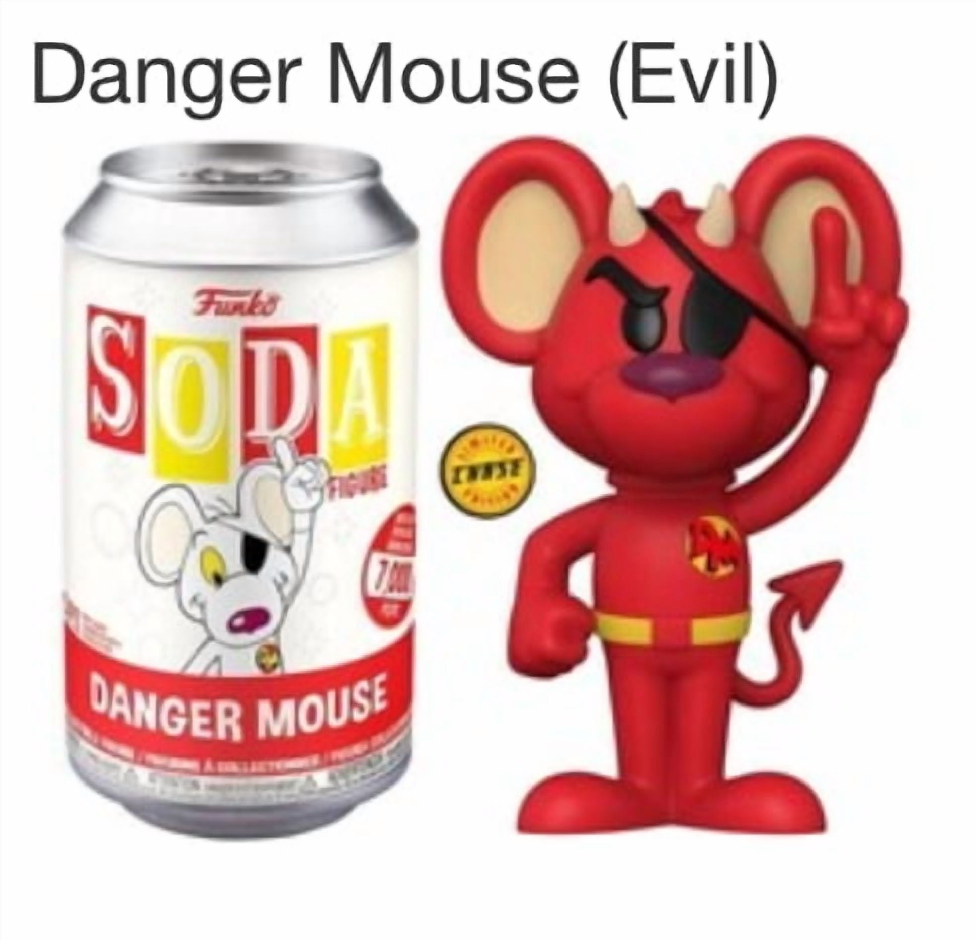 Funko Soda Danger Mouse Evil Chase Limited Edition - Walmart.com