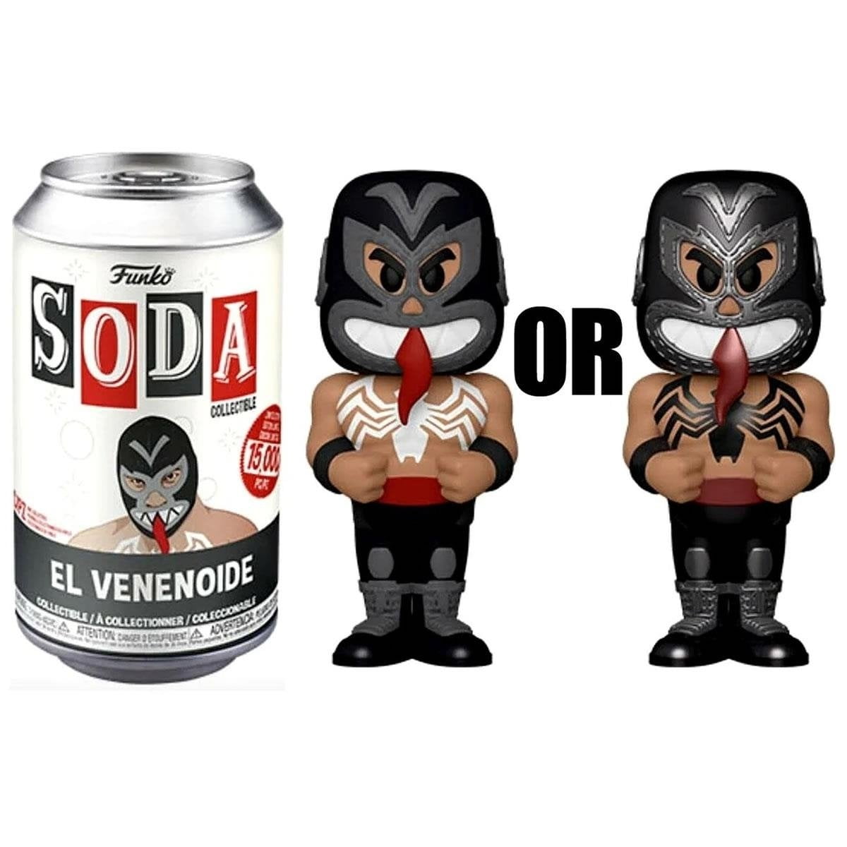 Funko Soda El Venenoide Figure Marvel Luchadores Venom Limited Edition ...