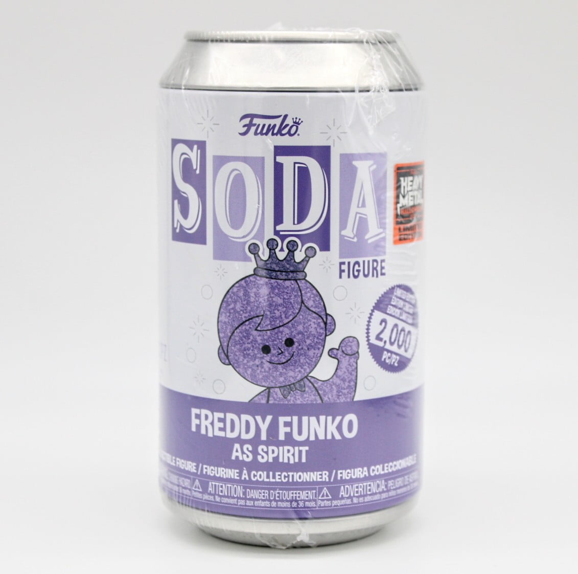Funko Vinyl Soda Freddy Funko as Spirit(Purple Glitter) Heavy Metal ...