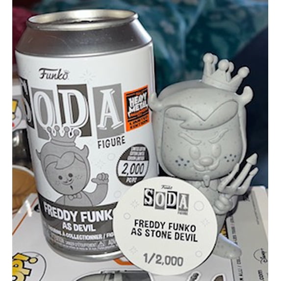 Funko Soda Freddy Funko as Stone Devil Limited Edition Exclusive Vinyl ...