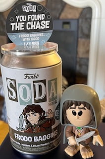 Funko Soda Frodo Baggins Lord of the Rings Chase Variant 1/1583 ...