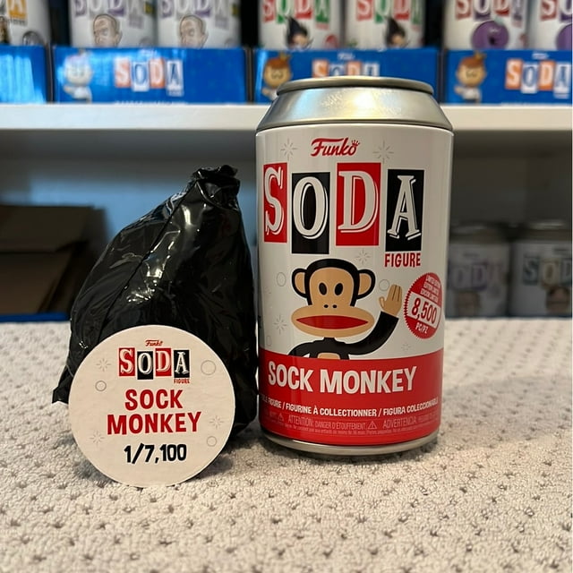 Funko Soda Paul Frank Vinyl Sock Monkey Limited Edition Figure w ...