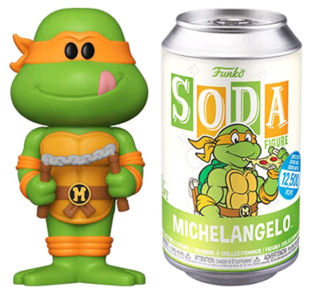 Teenage Mutant Ninja Turtles TMNT Michelangelo Funko Vinyl Soda (Opened ...