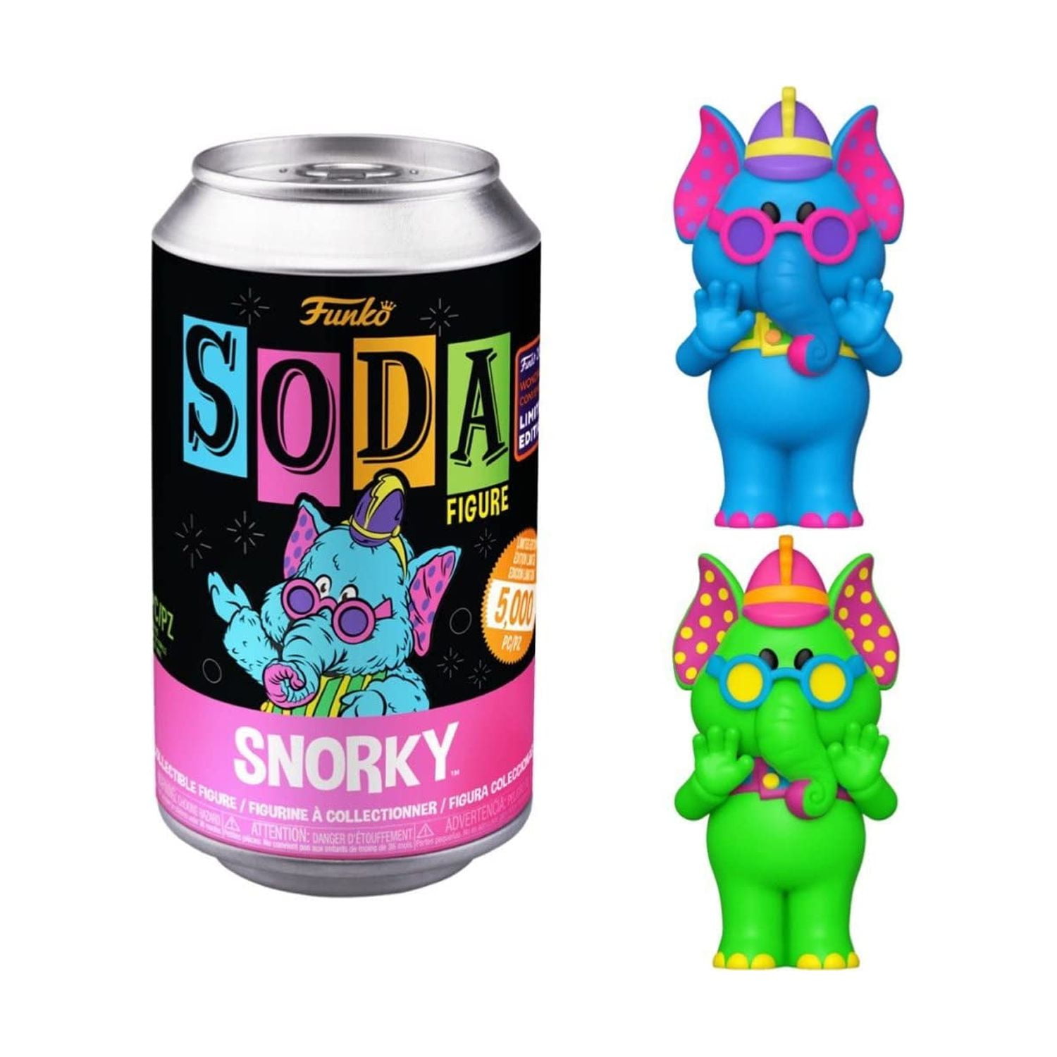 Funko Soda Vinyl Figure Snorky Blacklight (2022 Wonderous Convention ...