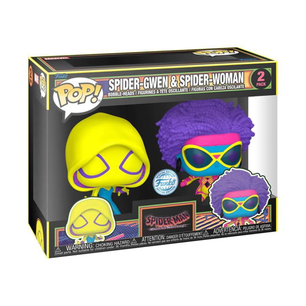 Funko Spider-Man Spider-Gwen & Spider-Woman Pop! Vinyl Bobblehead ...