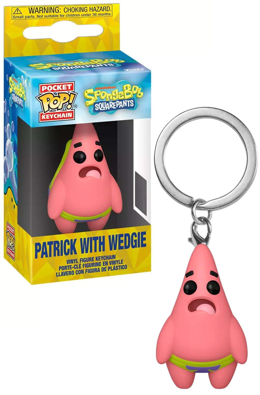 Funko Spongebob Squarepants Pocket POP! Patrick with Wedgie Keychain ...