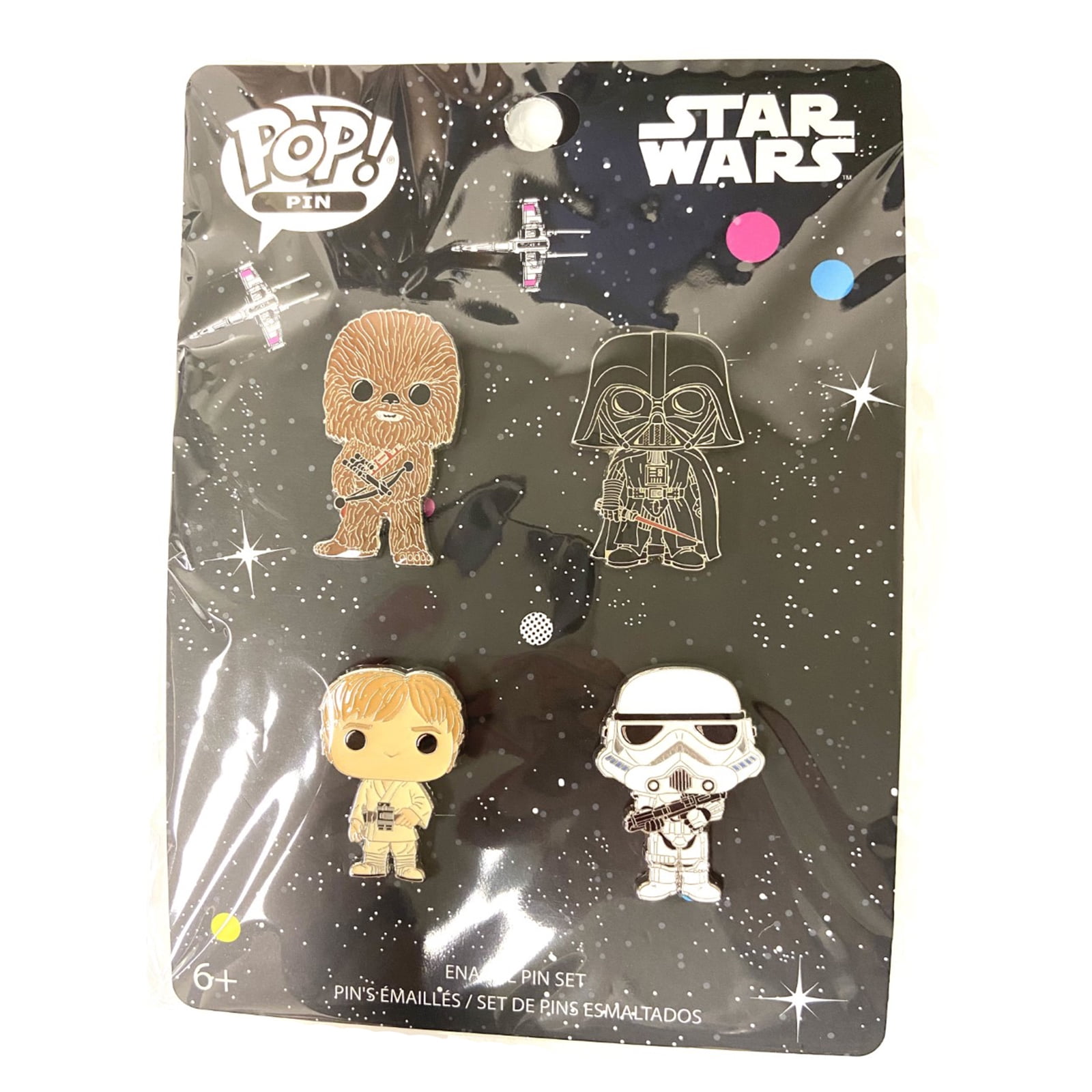 Funko Star Wars POP 4 Character Pin Set - Walmart.com