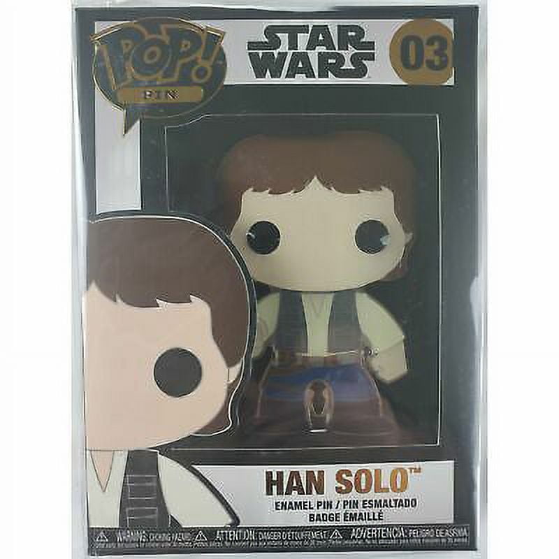 Funko Star Wars POP! Pins Han Solo Large Enamel Pin - Walmart.com