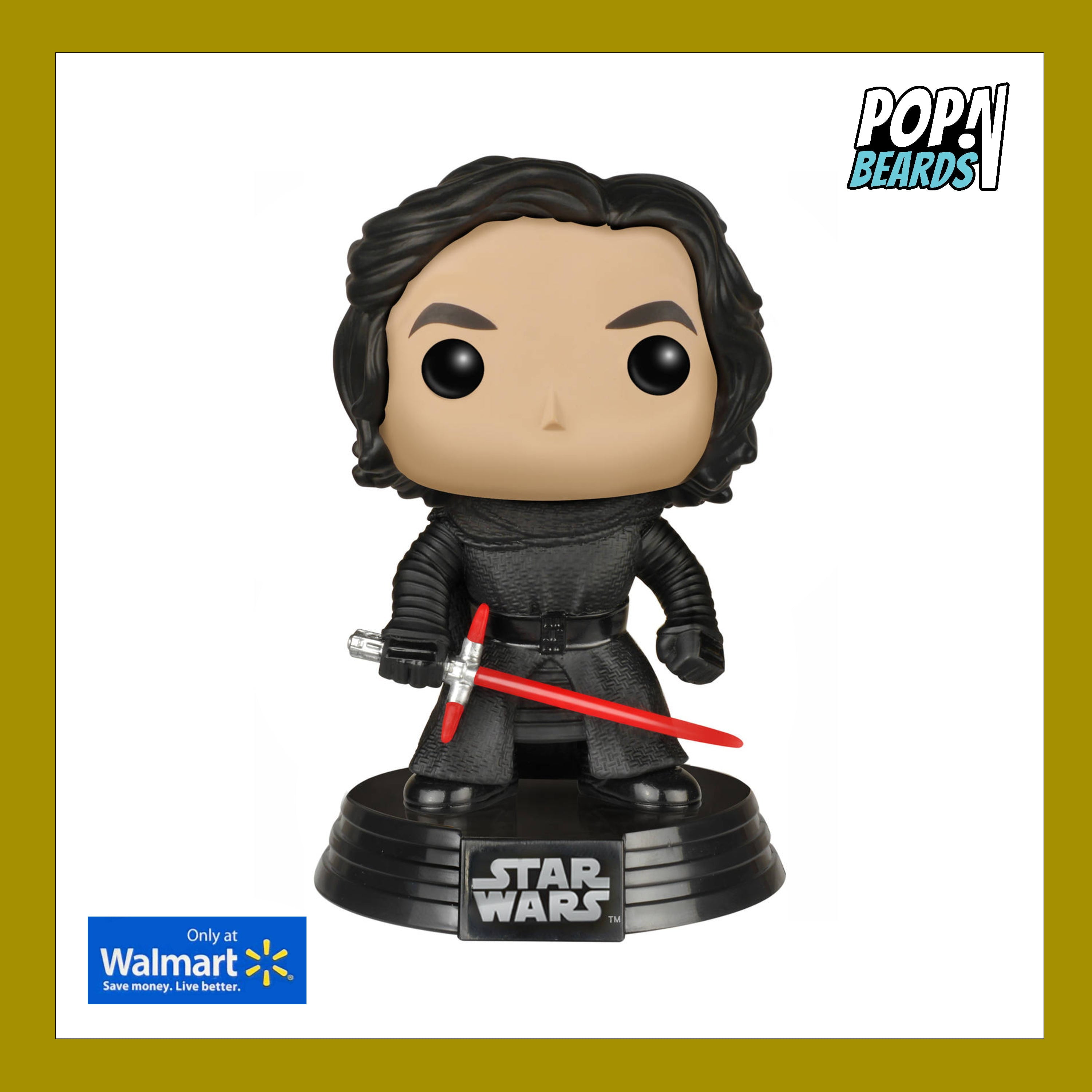 Funko Star Wars: The Force Awakens Pop! Unmasked Kylo Ren 87 Vinyl ...