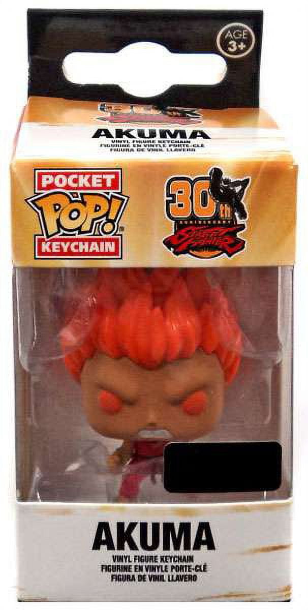 Funko Street Fighter Pocket POP! Video Games Akuma Keychain [Red ...