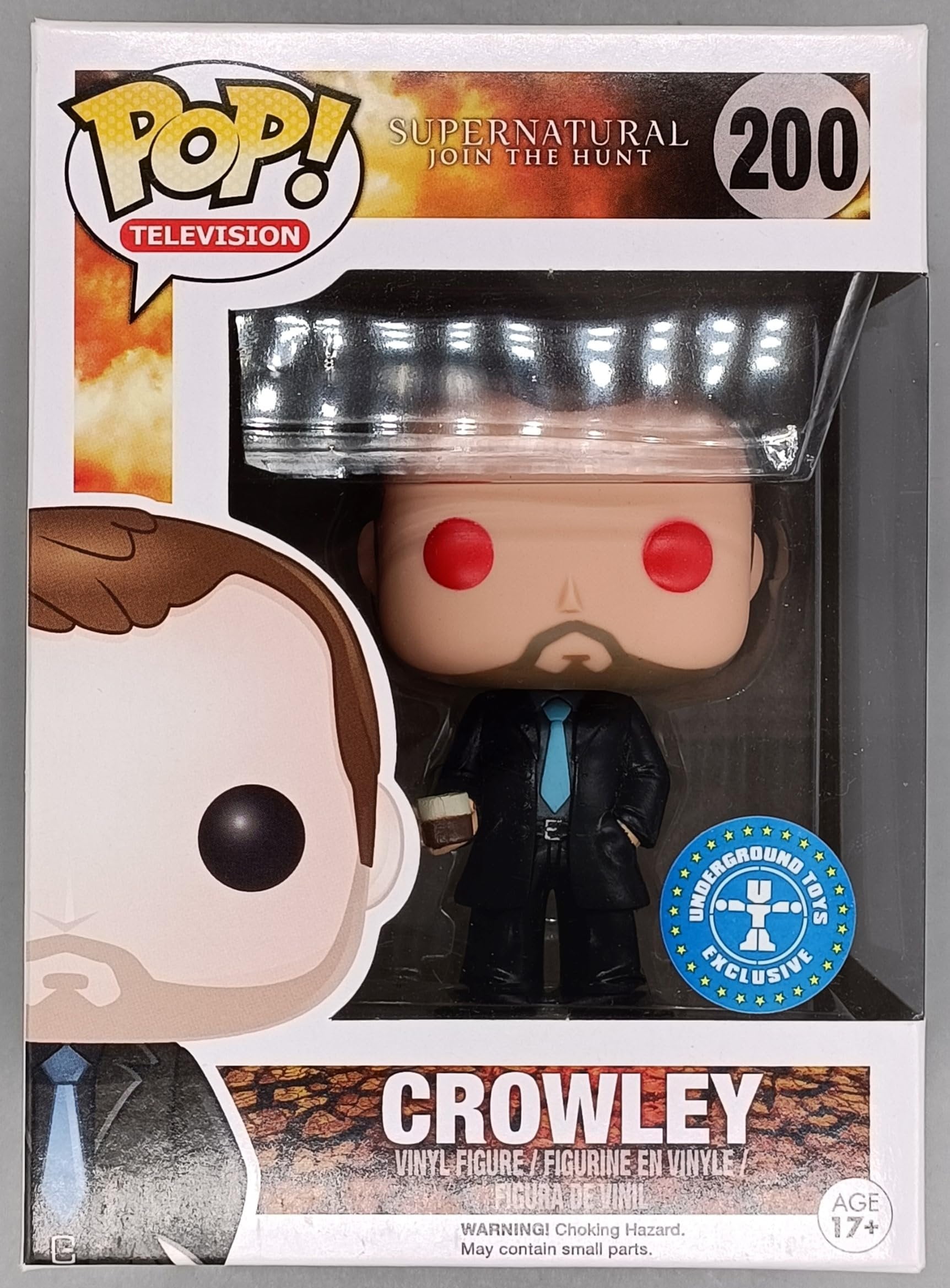 Funko Supernatural POP! Television Crowley Exclusive Vinyl Figure #200 ...