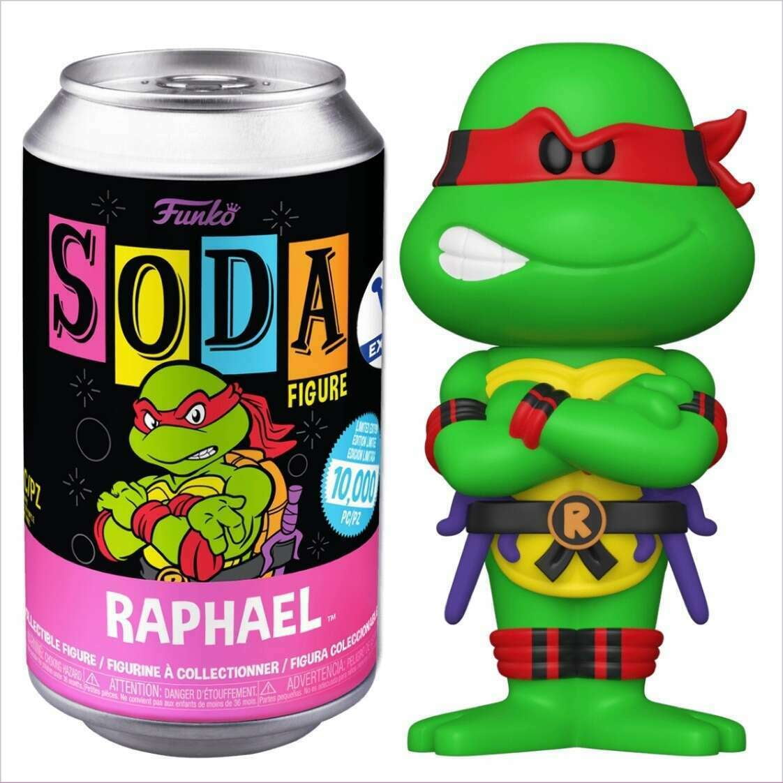 Funko Teenage Mutant Ninja Turtles TMNT Raphael (Blacklight) Exclusive ...