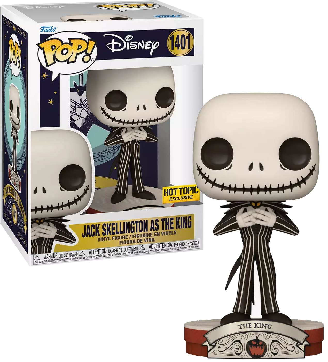 Funko The Nightmare Before Christmas POP! Disney Jack Skellington as ...