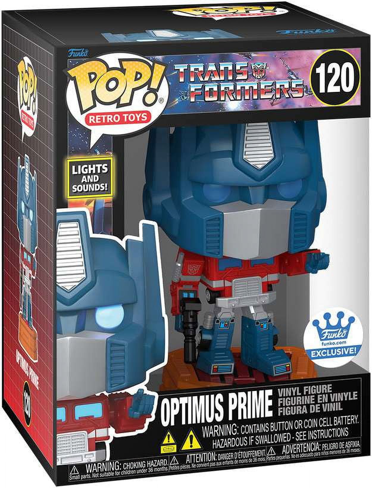 Funko POP! Transformers Optimus Prime 120 (Lights and Sounds) - Walmart.com
