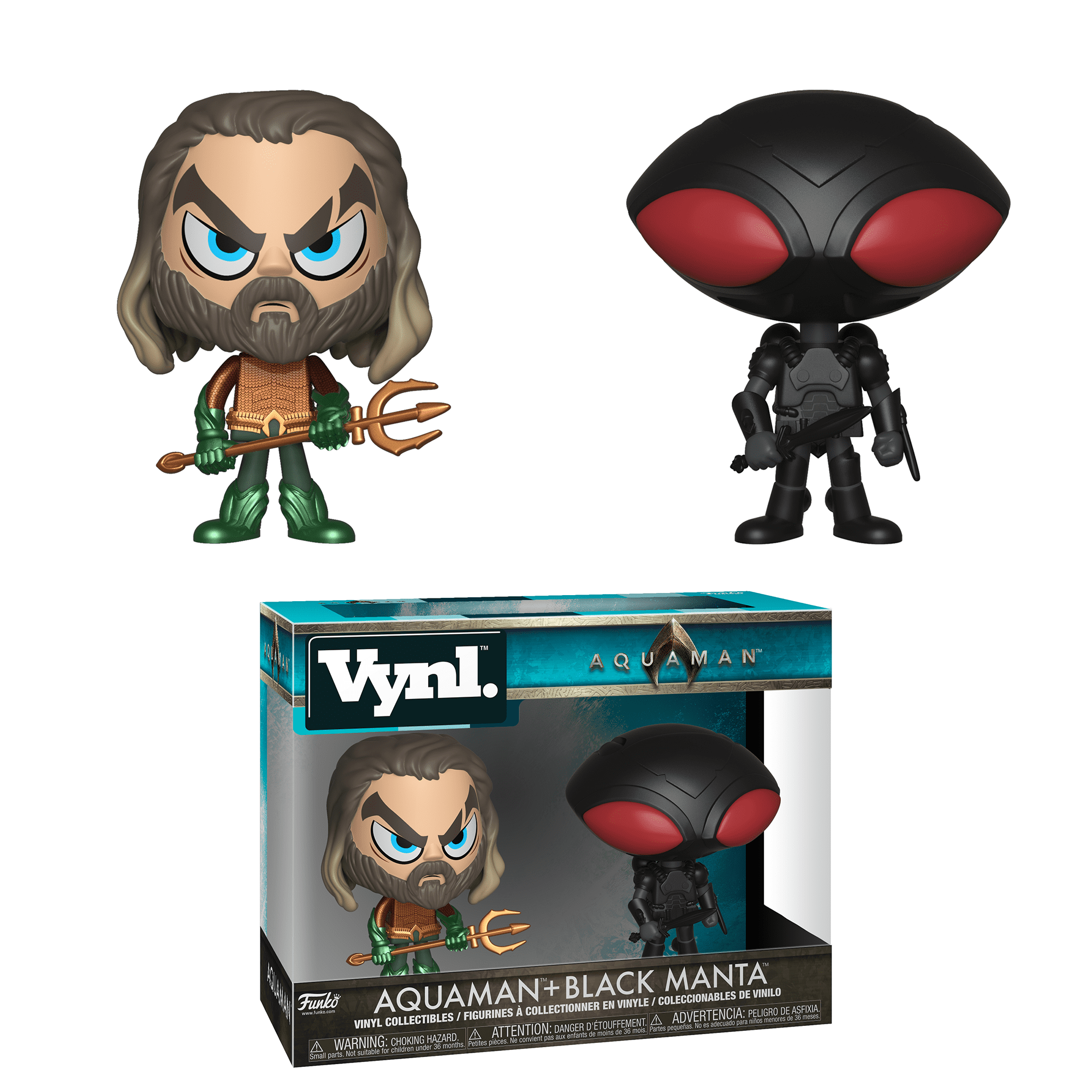 Funko VYNL: Aquaman - 2PK - Aquaman & Black Manta - Walmart.com