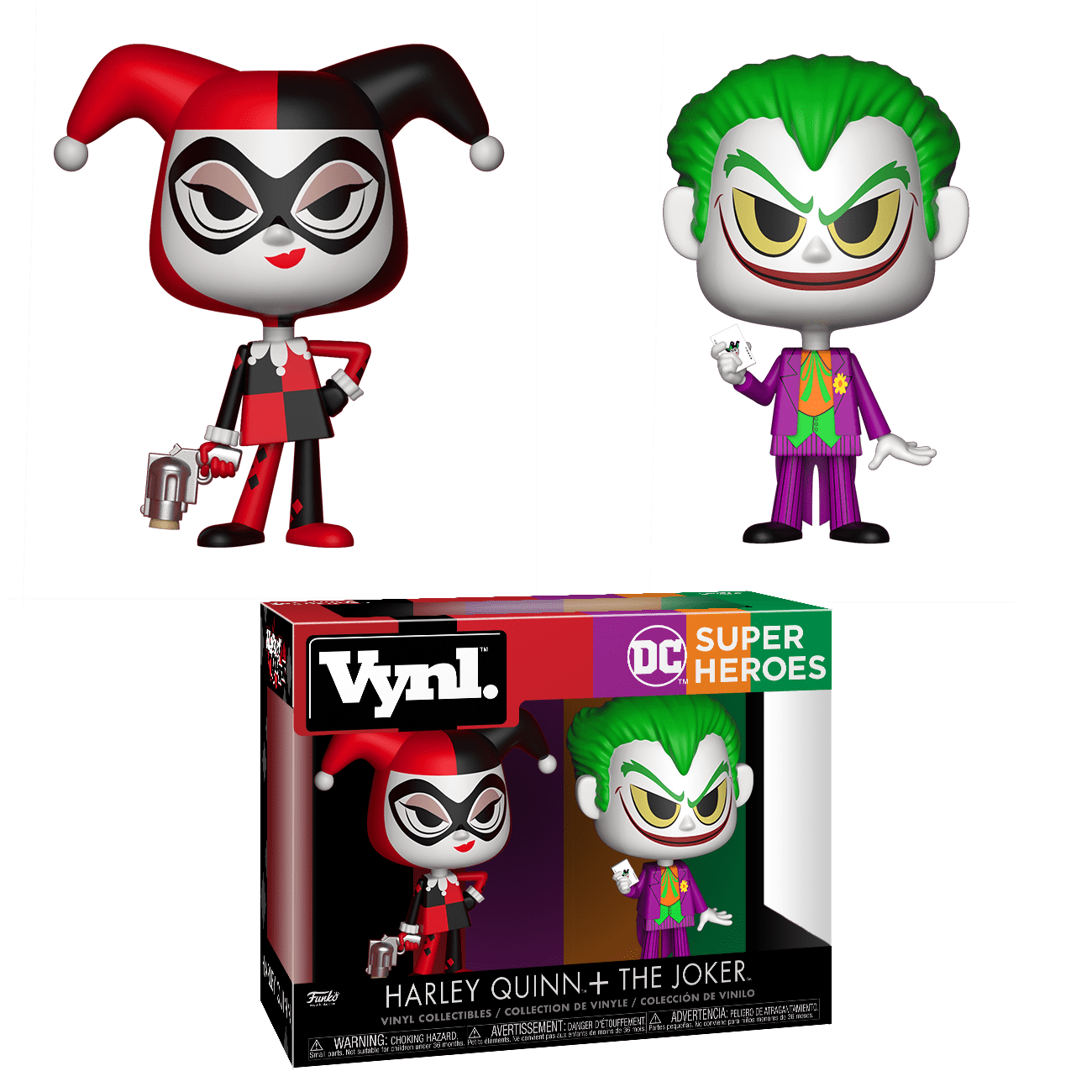 Funko VYNL: DC - Harley Quinn and Joker - Walmart.com