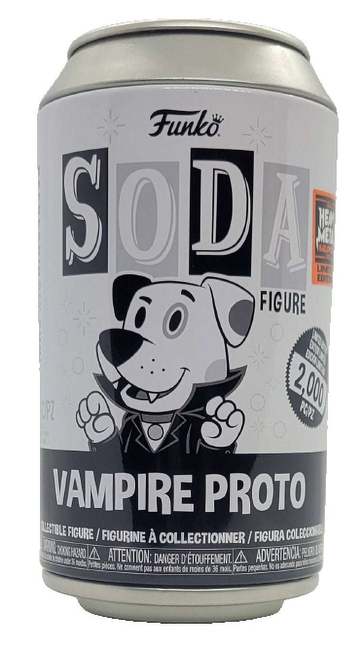 Funko Vinyl Soda Vampire Proto (Black & White) Heavy Metal Halloween ...