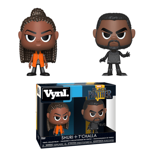 Funko Vynl Black Panther: Black Panther and Shuri (2pk), Vinyl Figures ...